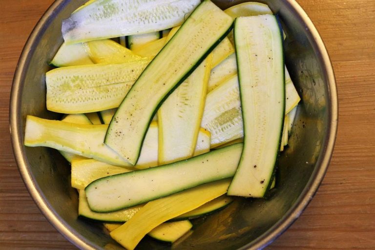 Vegetable Ribbons with Gouda and Basil - Real Food, Real Frugal