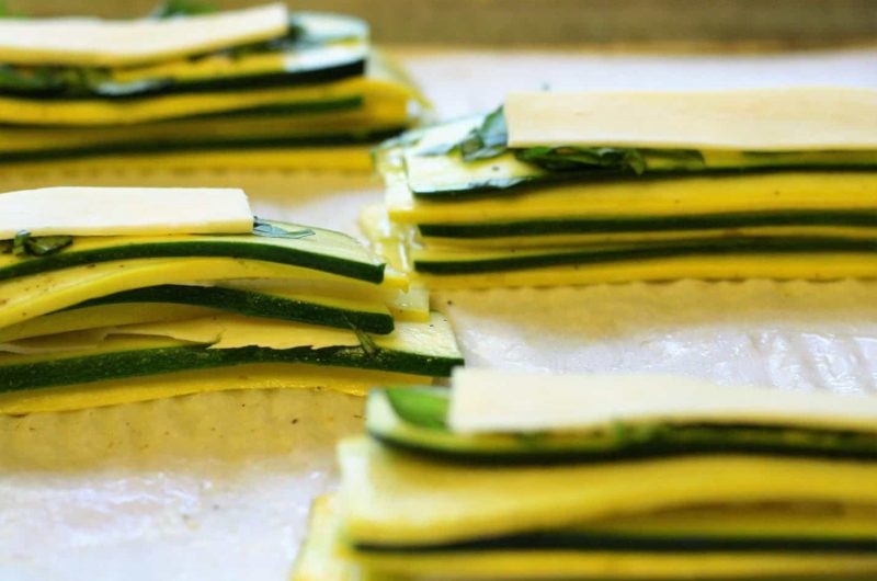 Vegetable Ribbons with Gouda and Basil - Real Food, Real Frugal